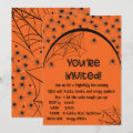Creepy Spiders Halloween Invitation | Zazzle