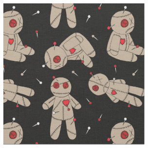 "Voodoo" Pattern Fabric | Zazzle