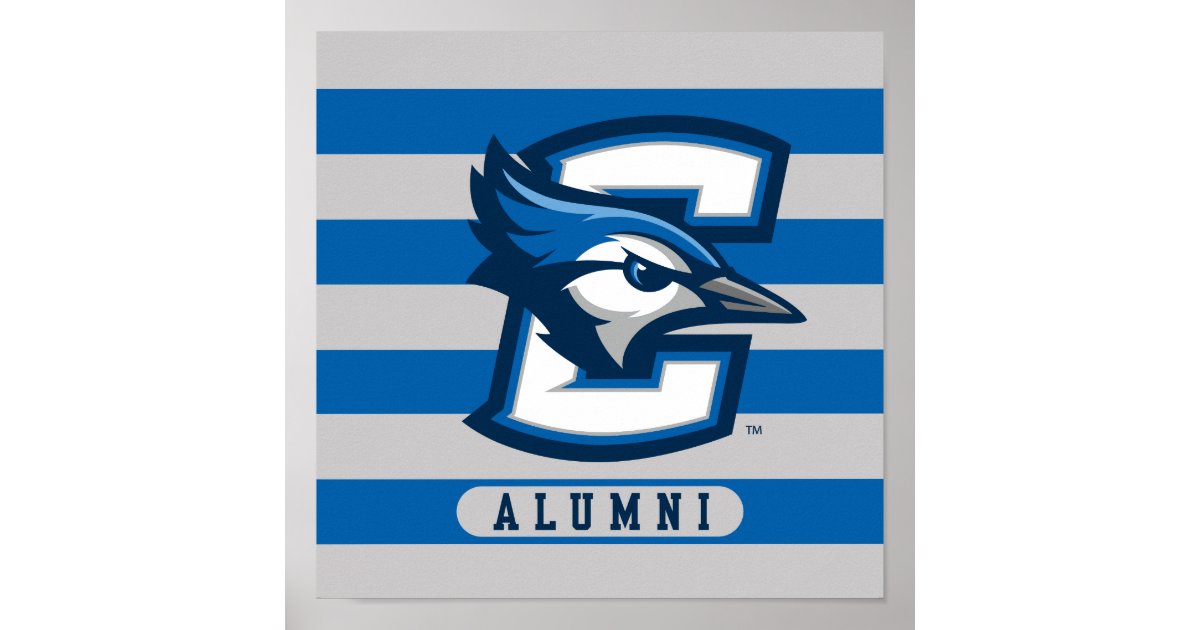 Creighton University Alumni Stripes Poster | Zazzle