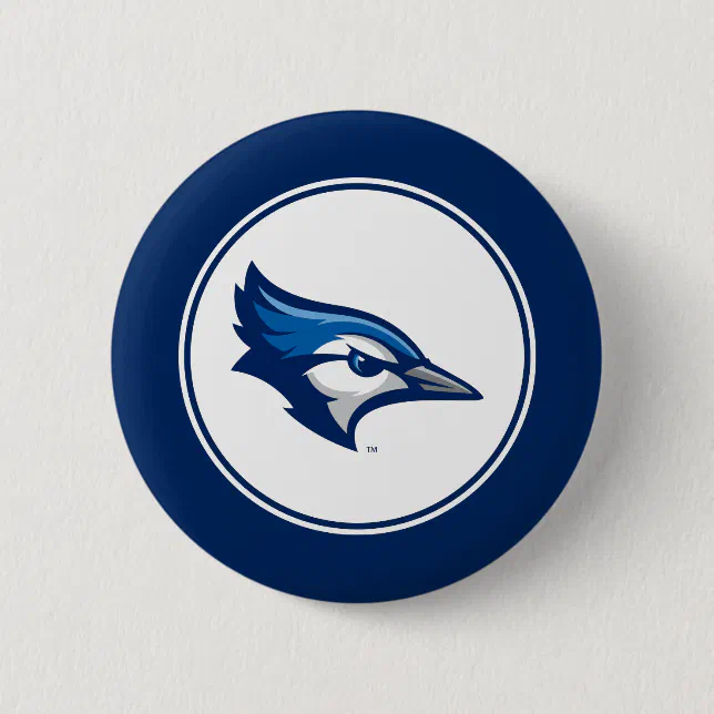 Creighton University Bluejays Logo Button | Zazzle