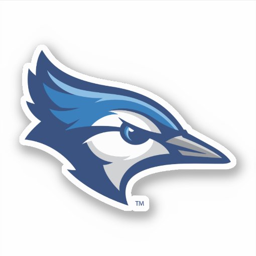 Creighton University Bluejays Logo Sticker | Zazzle