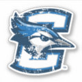 Creighton University Logo Distressed Sticker | Zazzle