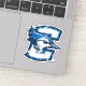 Creighton University Logo Distressed Sticker | Zazzle
