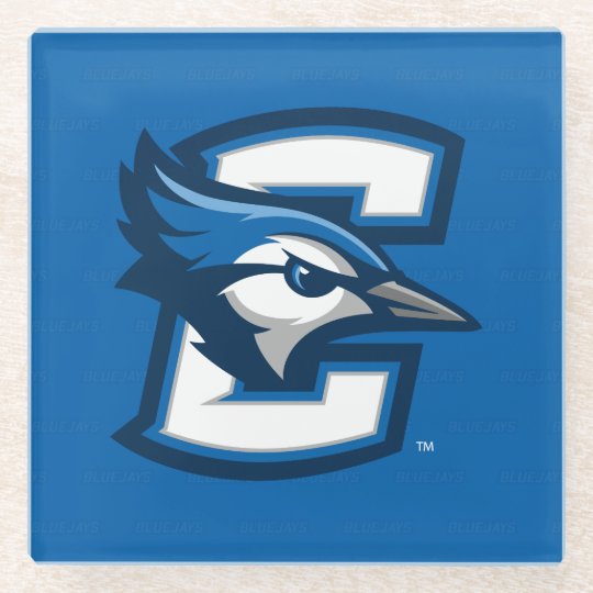 Creighton University Logo Watermark Glass Coaster | Zazzle.com