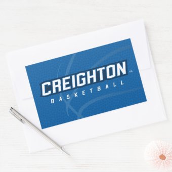 Creighton University State Basketball Rectangular Sticker | Zazzle