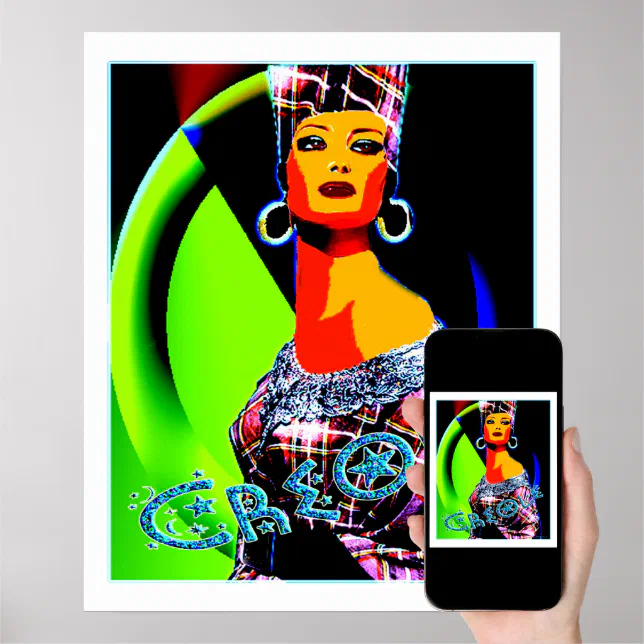 Creole Lady Poster | Zazzle