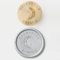 Crescent Moon Monogram Wedding Wax Seal Stamp | Zazzle