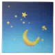 Crescent moon stars ceramic tile | Zazzle
