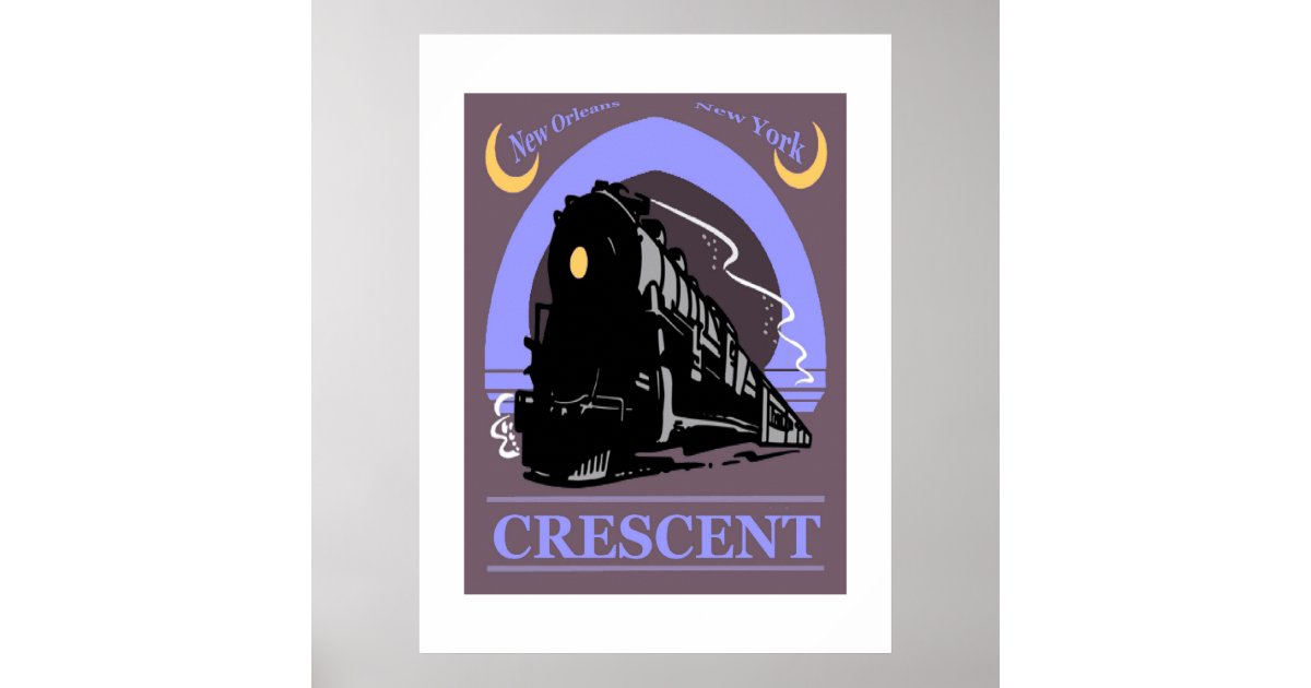 Crescent Train Poster | Zazzle