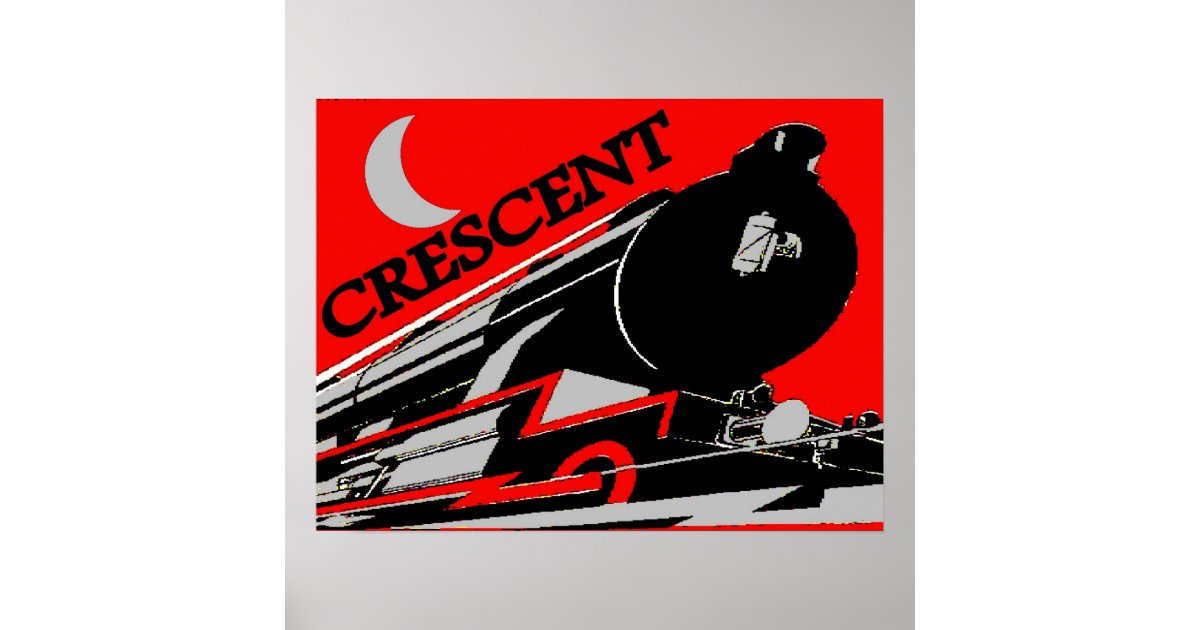 Crescent Train Ride Poster | Zazzle