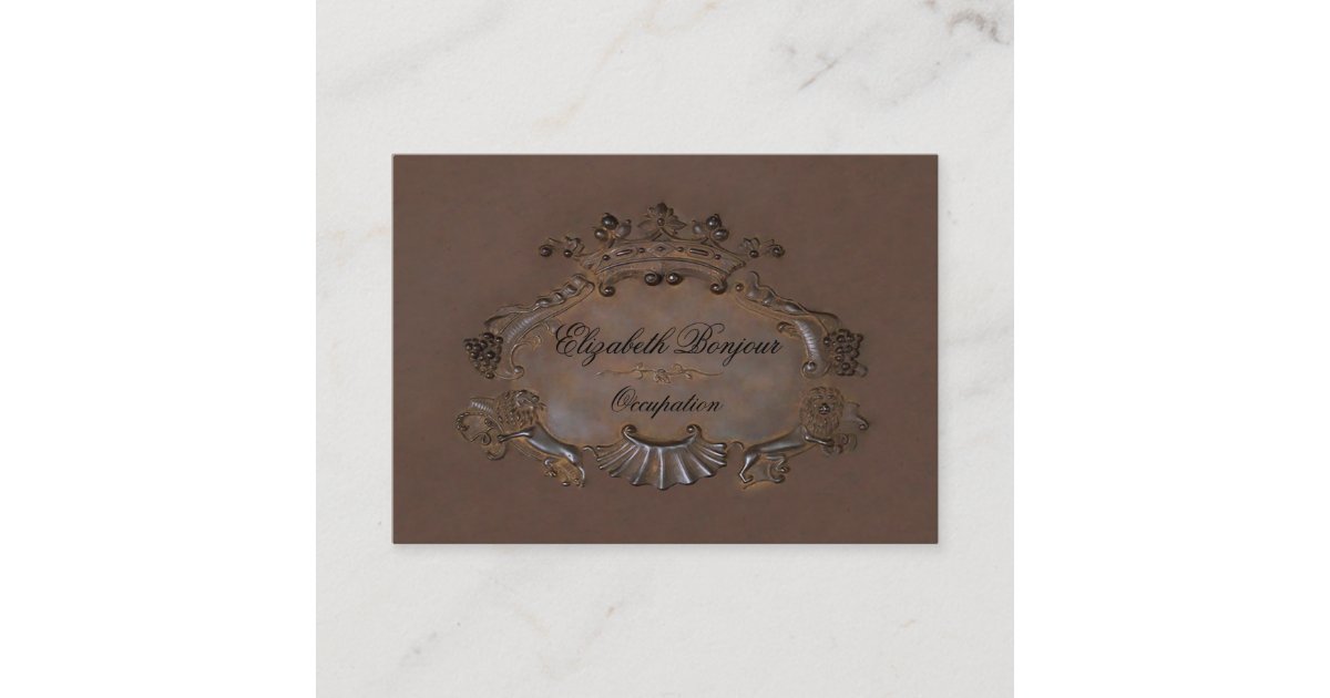 Crest ~ Business Card / Emblem Royal Crown Large | Zazzle