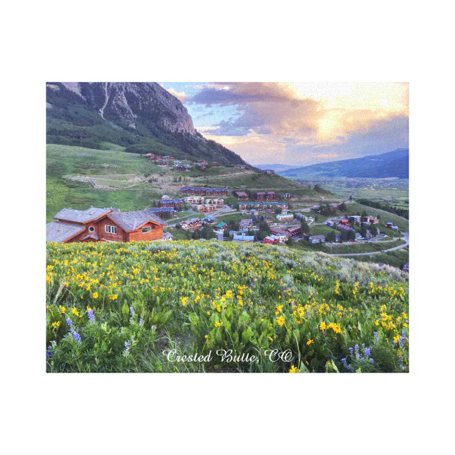 Crested Butte, CO Photograph Canvas Print | Zazzle