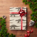 Cretaceous Dinosaur Ankylosaurus Wrapping Paper | Zazzle