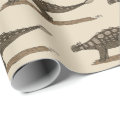 Cretaceous Dinosaur Ankylosaurus Wrapping Paper | Zazzle
