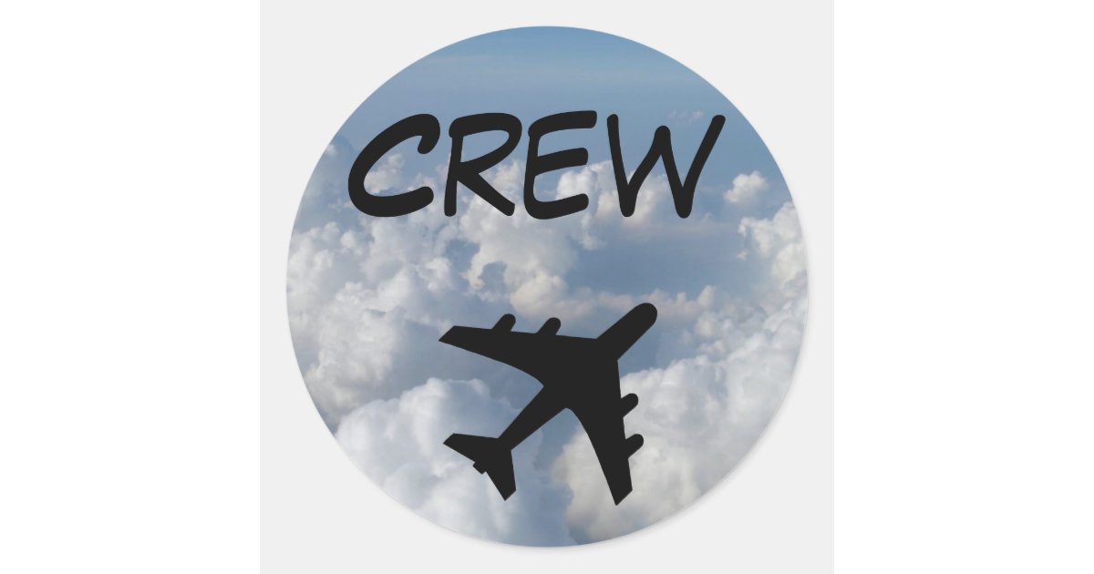 Crew Sticker | Zazzle