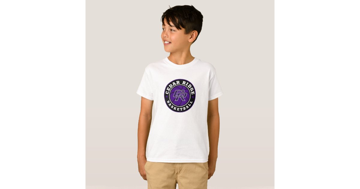 CRHS Basketball Logo - Kids White T-Shirt | Zazzle