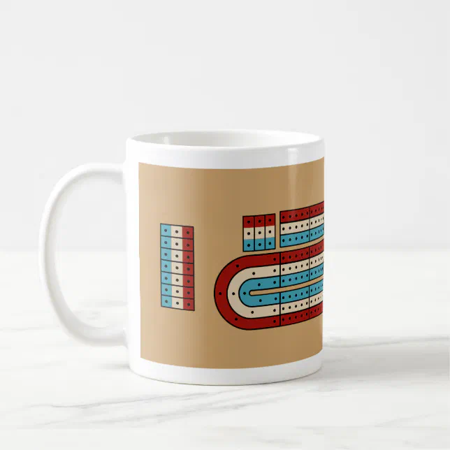 Cribbage Game Board Coffee Mug | Zazzle