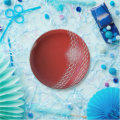 Cricket Ball Red Paper Party Plate | Zazzle