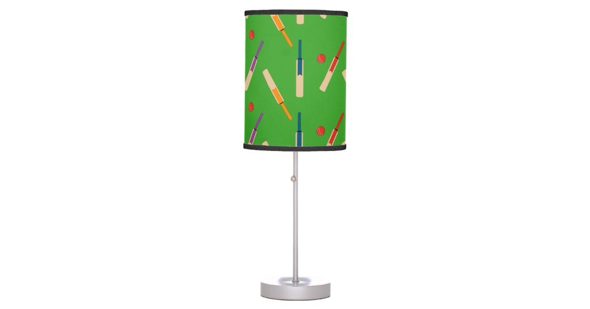 Cricket Bats and Balls Table Lamp | Zazzle