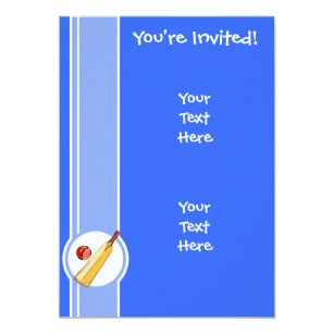 Cricket Invitations | Zazzle