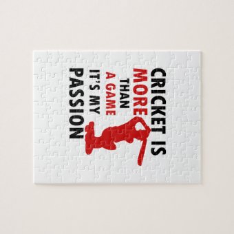 cricket design jigsaw puzzle | Zazzle