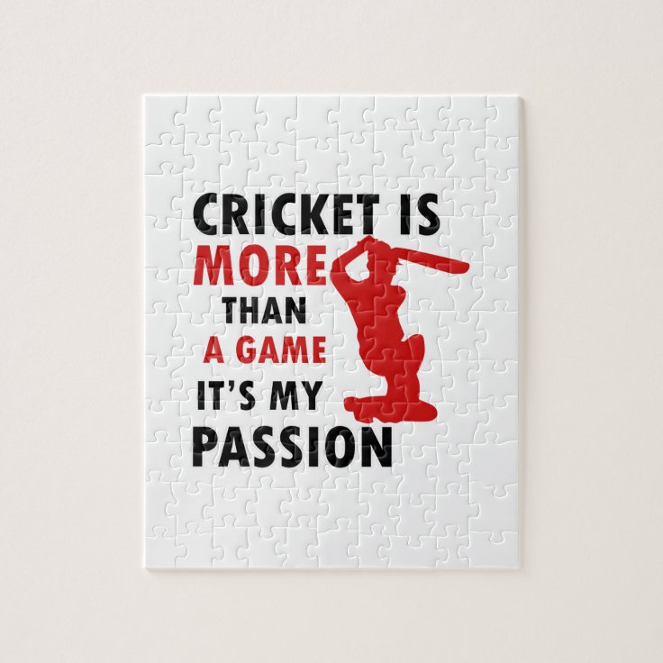 cricket design jigsaw puzzle | Zazzle