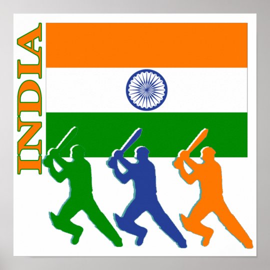 Cricket India Poster | Zazzle.com