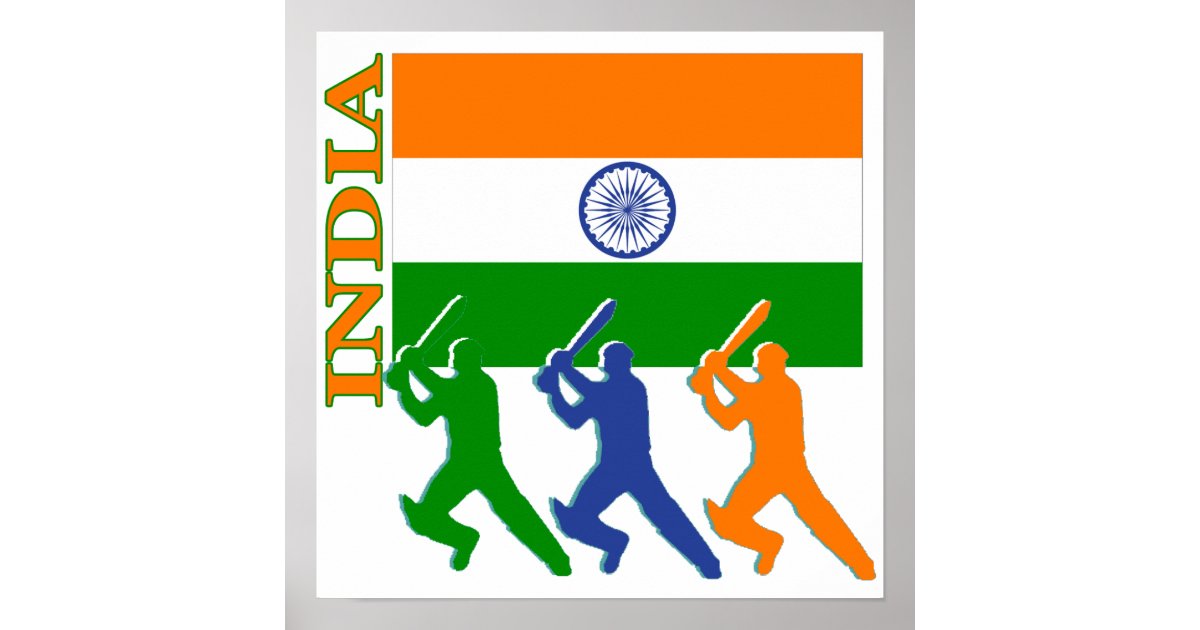 Cricket India Poster | Zazzle