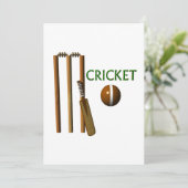 Cricket Invitation | Zazzle