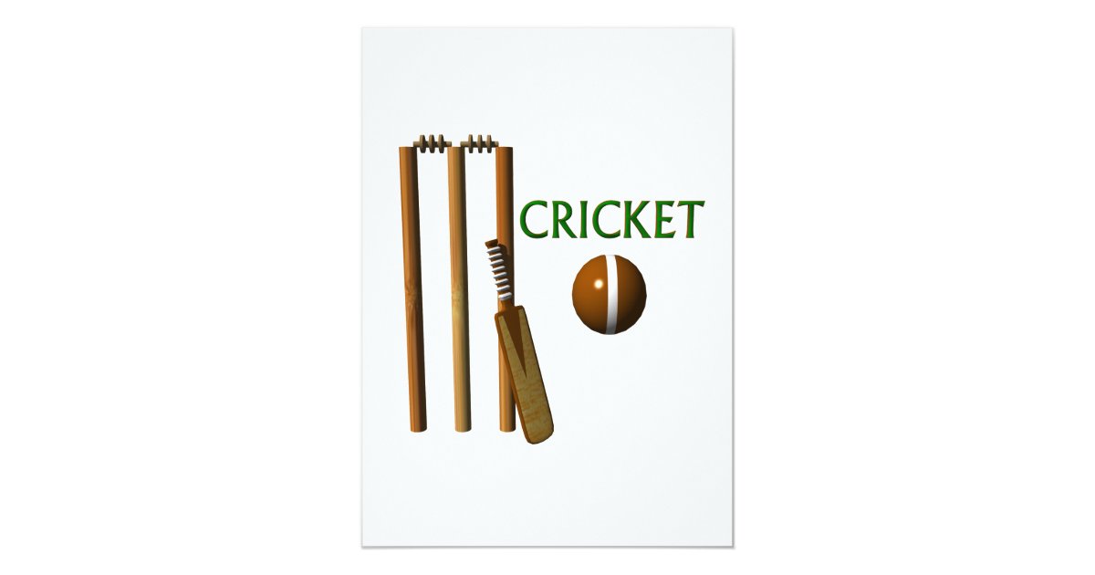 Cricket Invitation | Zazzle.com