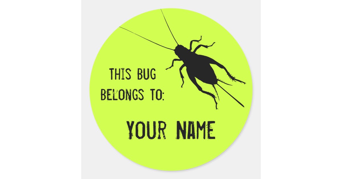 Cricket Label | Zazzle