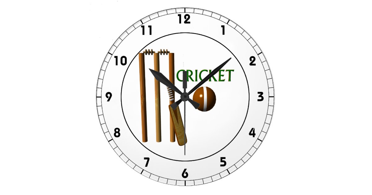 Cricket Large Clock | Zazzle.com