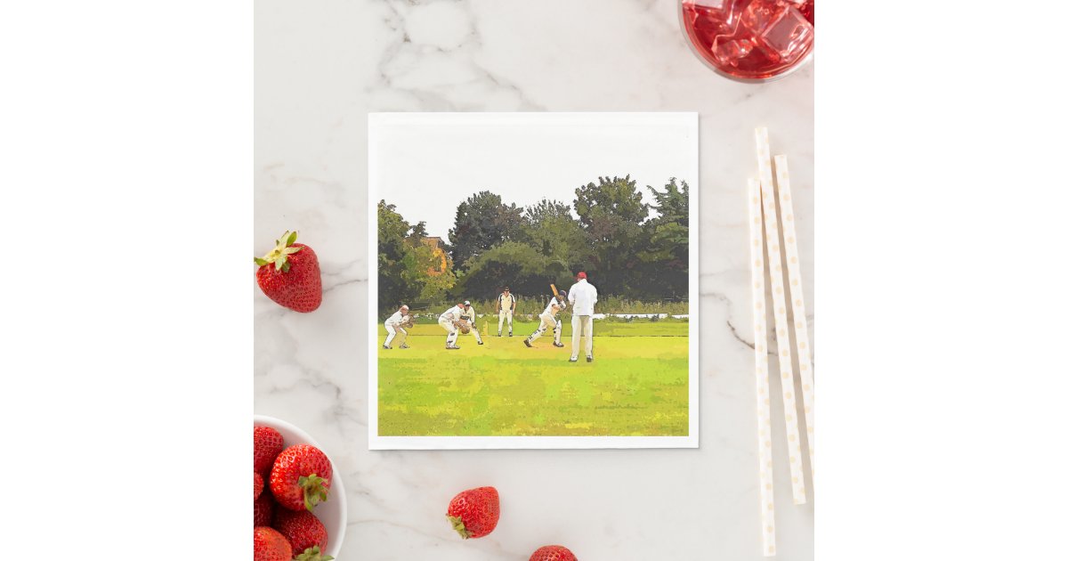 CRICKET PAPER NAPKINS | Zazzle