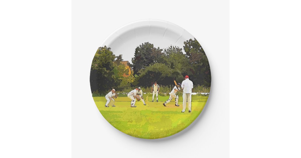 CRICKET PAPER PLATES | Zazzle