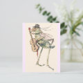 Cricket Playing the Fiddle Postcard | Zazzle