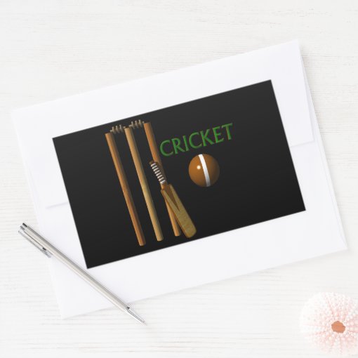 Cricket Rectangular Sticker | Zazzle