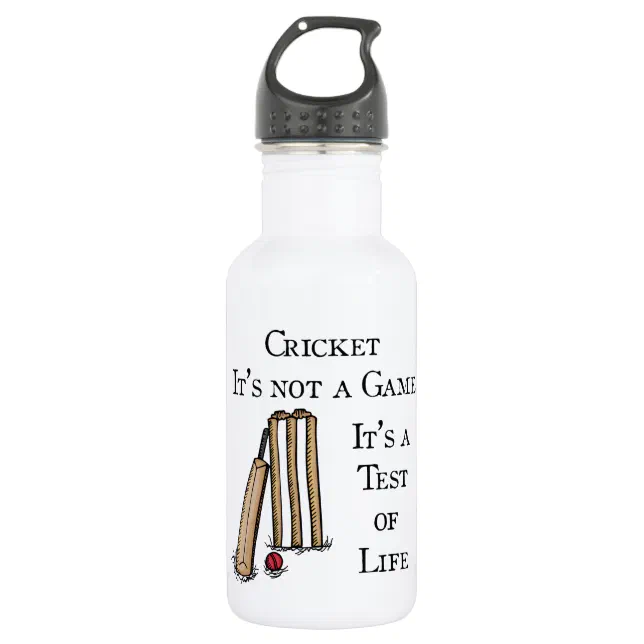 Cricket Stainless Steel Water Bottle | Zazzle