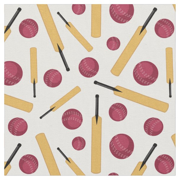 Cricket Ball Fabric | Zazzle