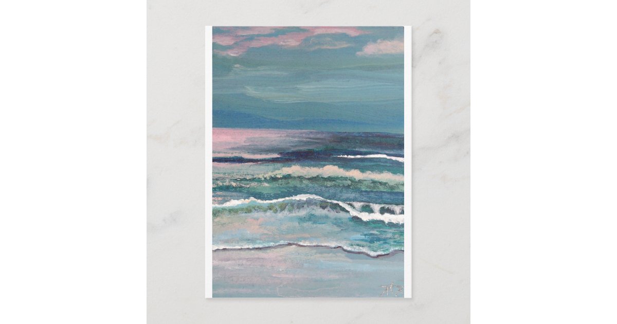 Cricket's Ocean - Beach Seascape Postcard | Zazzle