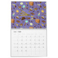 Crime Novel Detective Icons Patterns Calendar | Zazzle