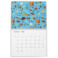 Crime Novel Detective Icons Patterns Calendar | Zazzle