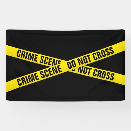 Crime scene banner | Zazzle.com