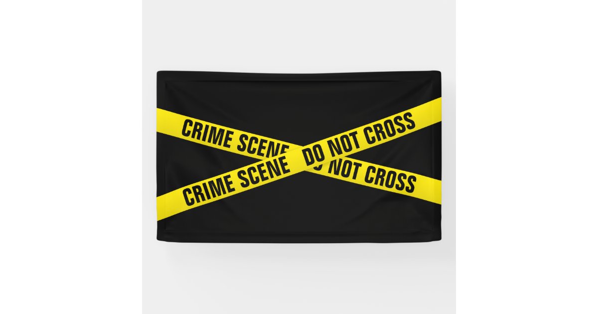 Crime scene banner | Zazzle