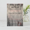 Crime Scene Investigation Halloween Party Invitation | Zazzle