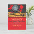 Crime Scene Murder Mystery Dinner Party Invitation | Zazzle