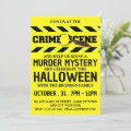 Crime Scene, Murder Mystery Halloween Party Invitation | Zazzle