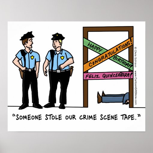 Crime Scene Poster | Zazzle