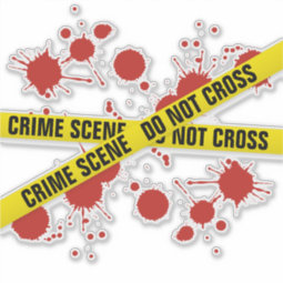 Crime Scene Sticker | Zazzle