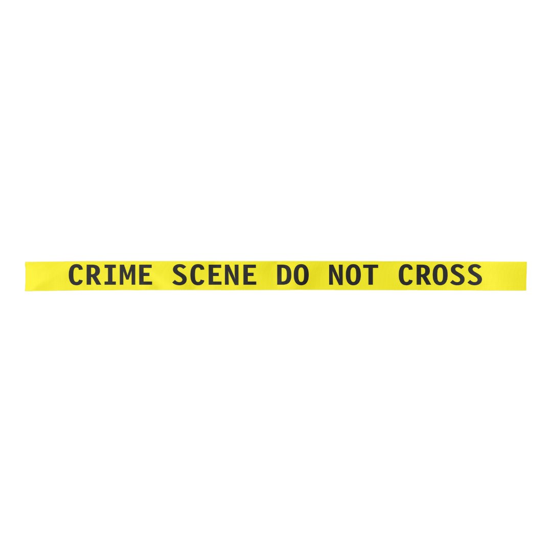 Crime Scene Tape Ribbon | Zazzle
