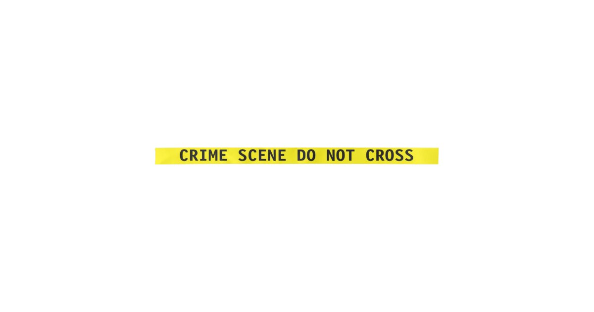 Crime Scene Tape Ribbon | Zazzle